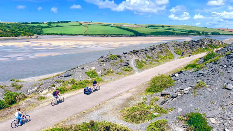 cycling routes in South East Cornwall for families, mountain bikers or ...