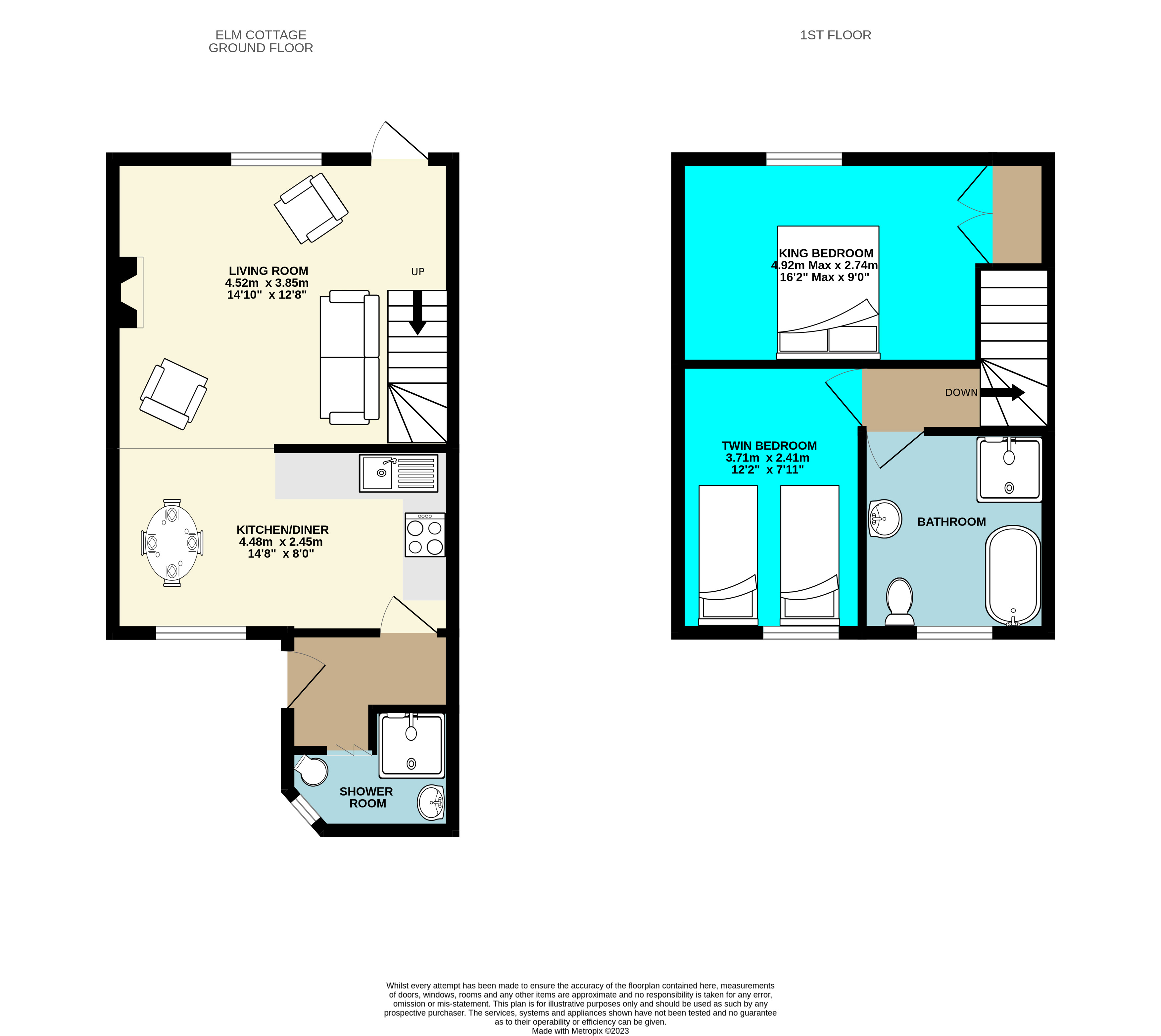 Elm Cottage Floor Plan